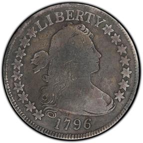 1796 DRAPED BUST HALF DOLLAR small Eagle ... RARE 16 stars variety ...