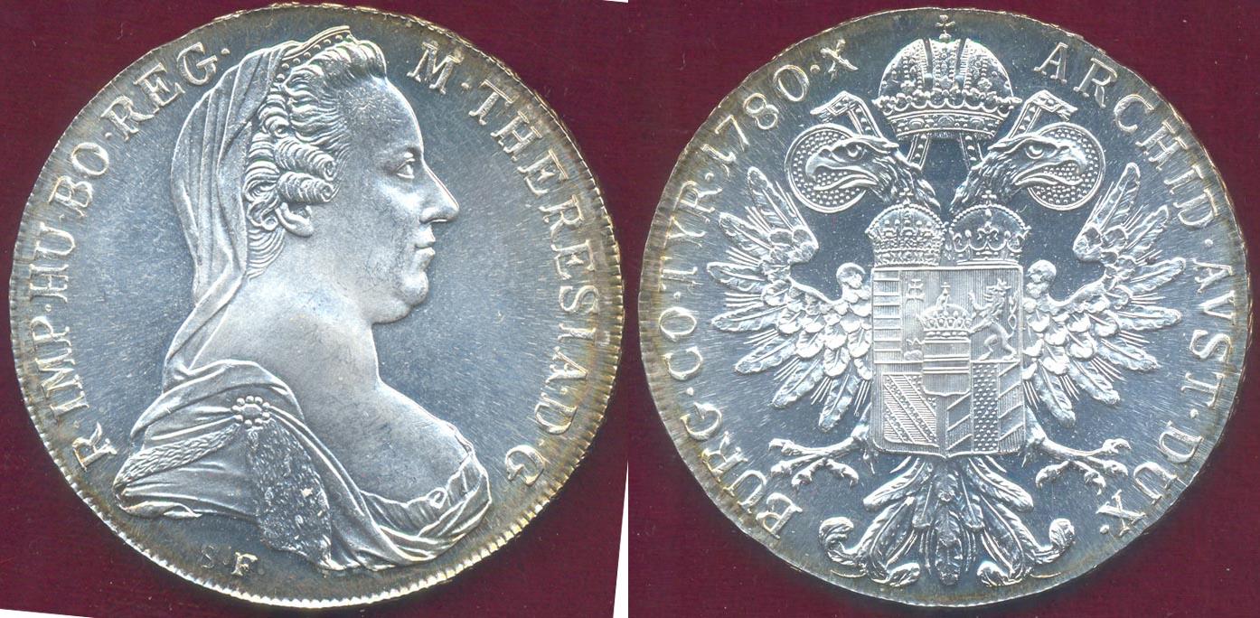 AUSTRIA 1780 THALER restrike ... Beautiful PROOF | European Coins