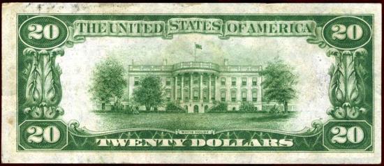 $20 1928-B STAR Note AU .... Redeemable in Gold FR-2052-G*