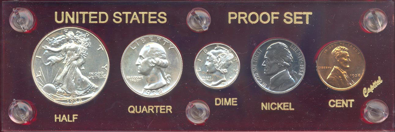 1938 U.S. GEM PROOF SET | Proof Sets and Mint Sets
