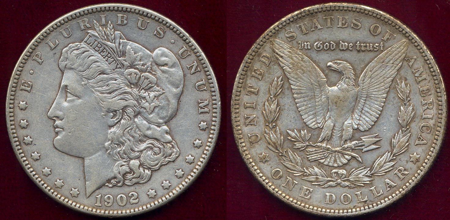 1902 MORGAN DOLLAR XF45 | Dollars