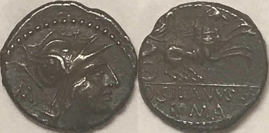 D. Iunius Silanus L.f. AR (Silver) Denarius | Roman Republican Coins