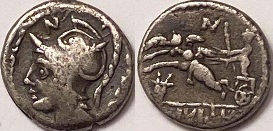 L. Julius L.f. Caesar AR (Silver) Denarius | Roman Republican Coins