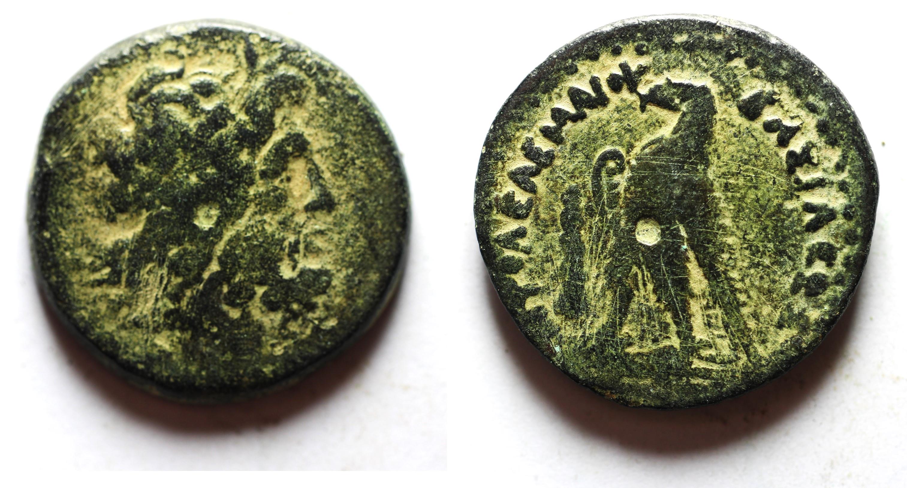 Ptolemaic Kings. Ptolemy III AE OBOL | Greek Coins