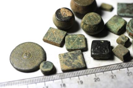 ROMAN / BYZANTINE BRONZE WEIGHTS. LOT OF 20 | Lots & Collections