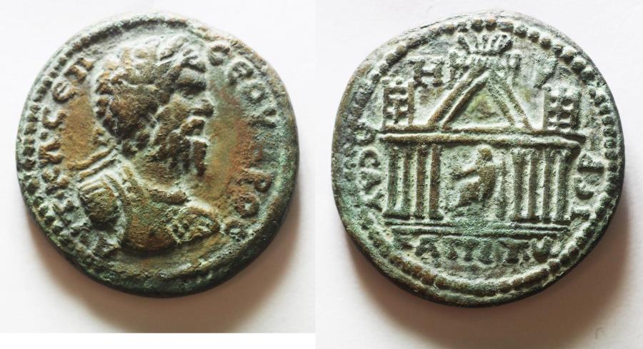 AN EXAMPLE OF STUNNING QUALITY: Decapolis. Capitolias. Septimius ...