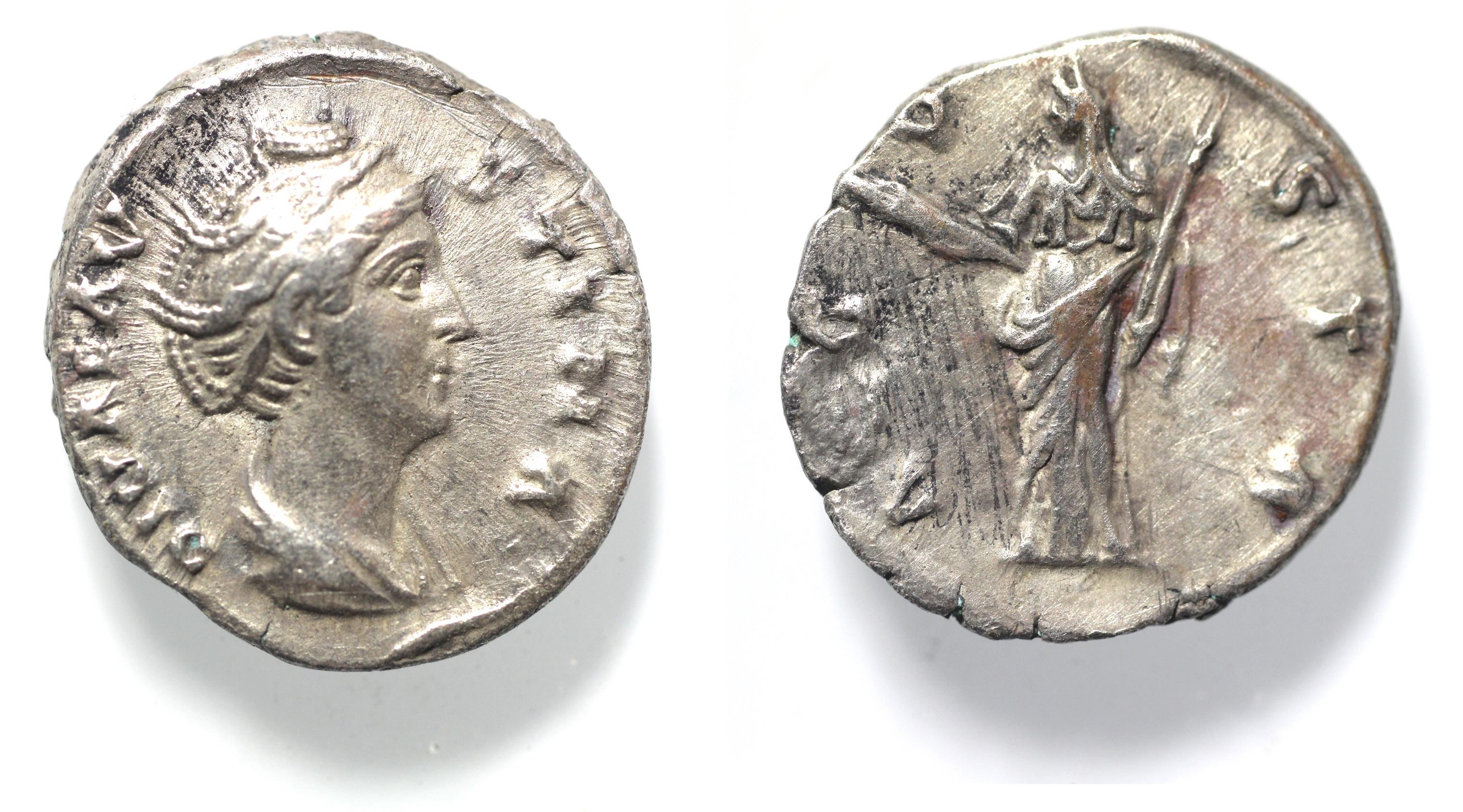 Roman Imperial. FAUSTINA Sr. AR denarius | Roman Imperial Coins