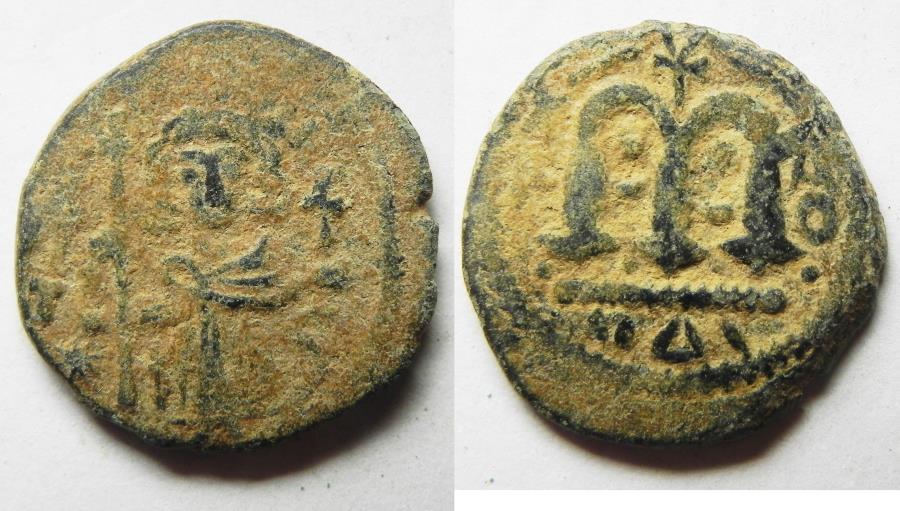 ARAB-BYZANTINE AS FALS. DAMASCUS MINT | Islamic Coins