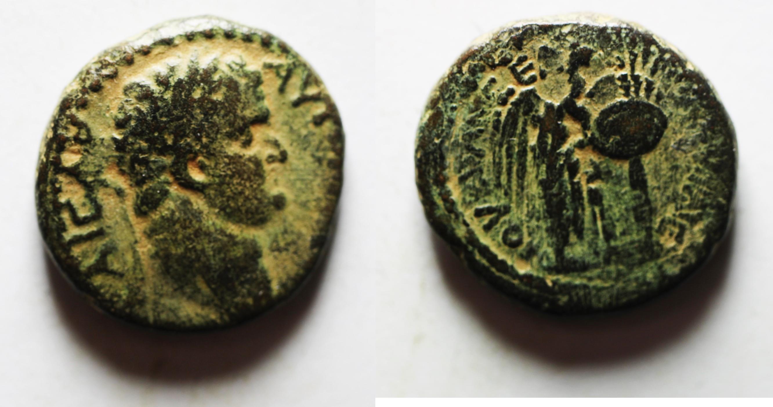 JUDAEA, Judaea Capta. Caesaraea Maritima. Titus. AD 79-81. Æ 20