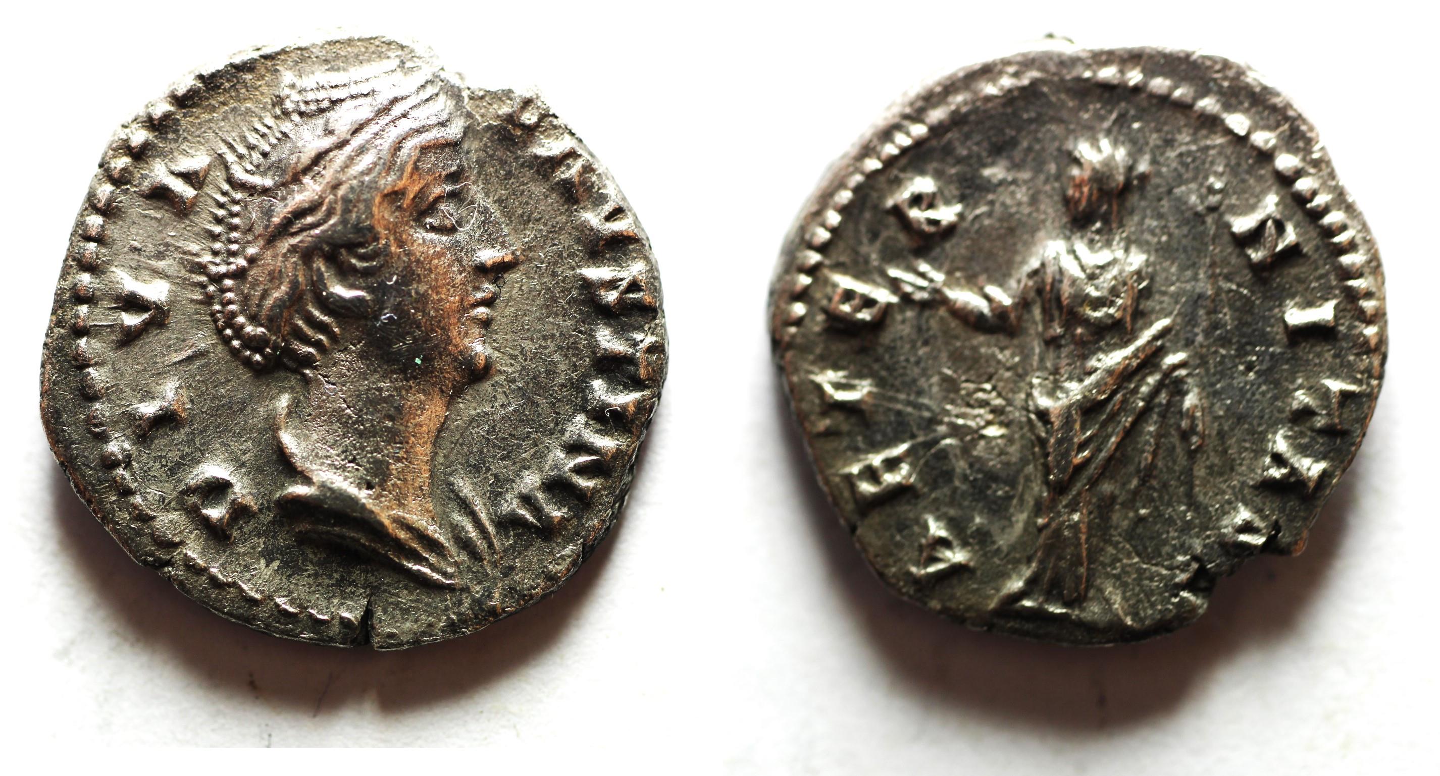 Roman Imperial. FAUSTINA Sr. AR denarius | Roman Imperial Coins