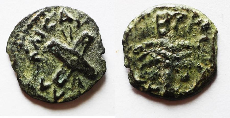 Judaea. Roman Procurators. Antonius Felix (AD 52-59) under Claudius Æ ...