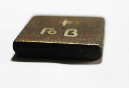 ANCIENT BYZANTINE BRONZE INLAID WITH SILVER AND ENAMEL WEIGHT OF 2 ...