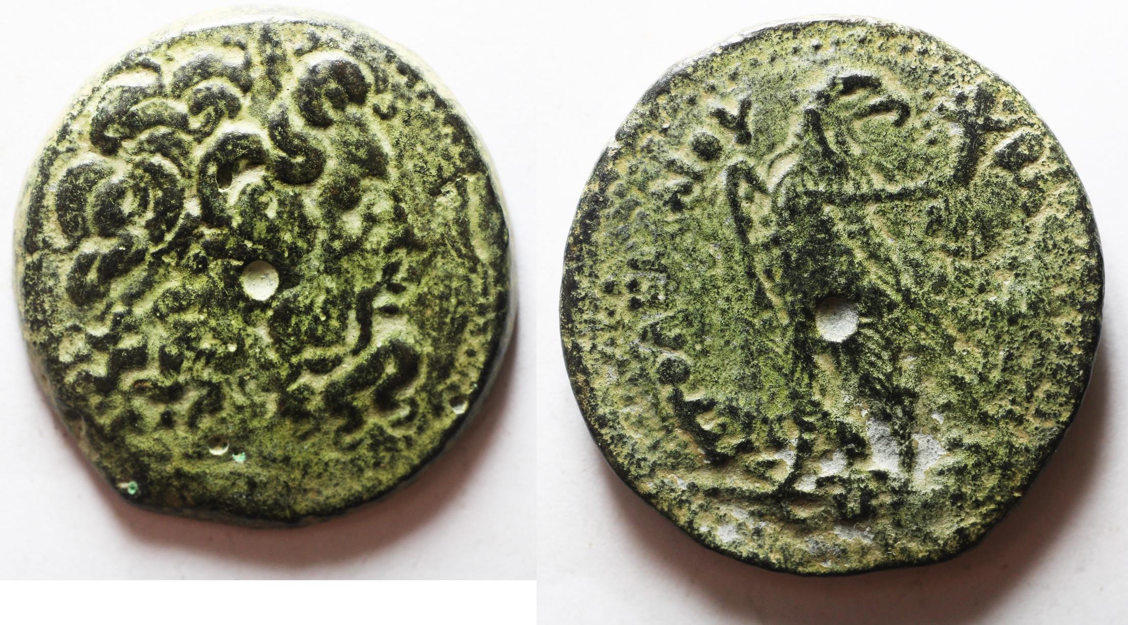 PTOLEMAIC KINGDOM. Ptolemy IV Philopator (225-205 BC). AE Drachm.
