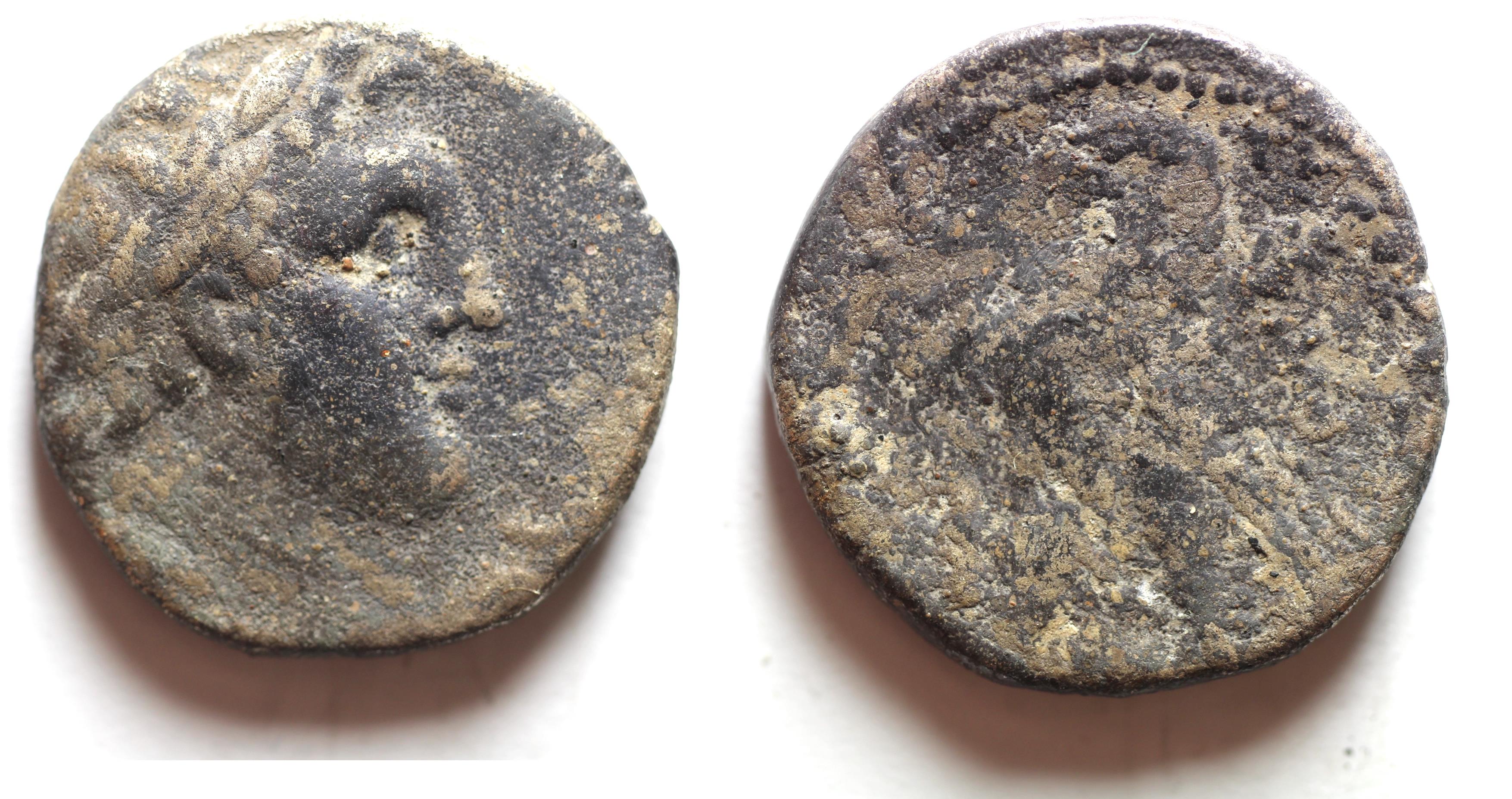 AS FOUND: JUDAS, 30 PCS OF SILVER: Phoenicia. Tyre. AR shekel .KP MONOGRAM