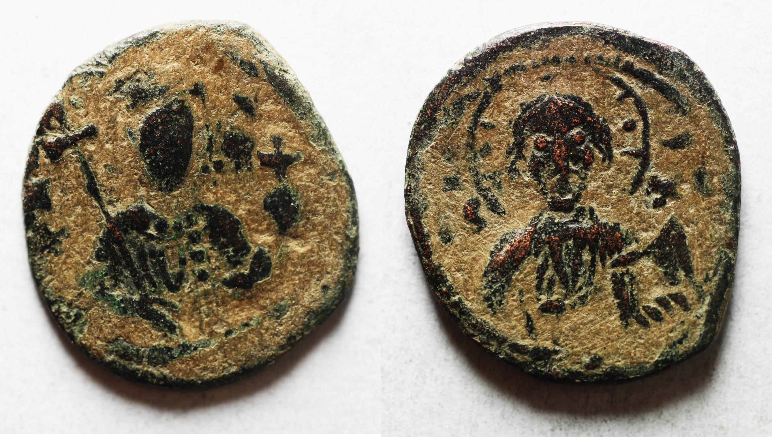 BYZANTINE. Alexius I Comnenus (1081-1118). AE tetarteron | Byzantine Coins
