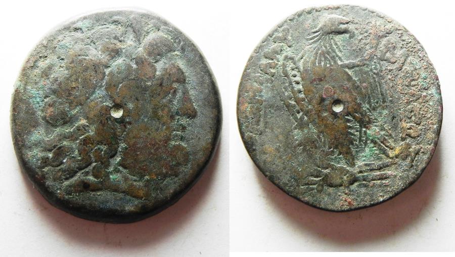 PTOLEMAIC KINGS of EGYPT. Ptolemy IV Philopator. 222-205/4 BC. Æ 38