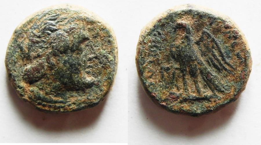 Ptolemaic Kingdom. Ptolemy I OR II. AE 17. ALEXANDRIA MINT | Greek Coins