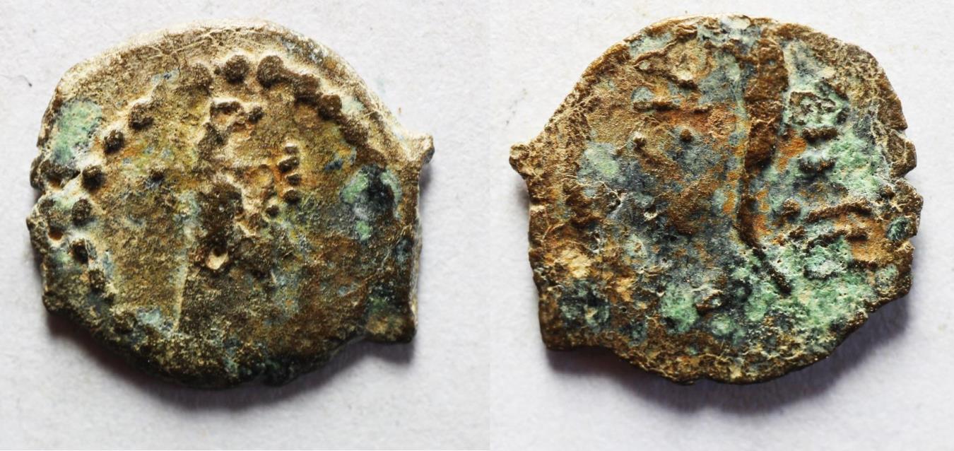 Judaea, Herod the Great, 37 - 4 B.C. AE Lepton | Greek Coins