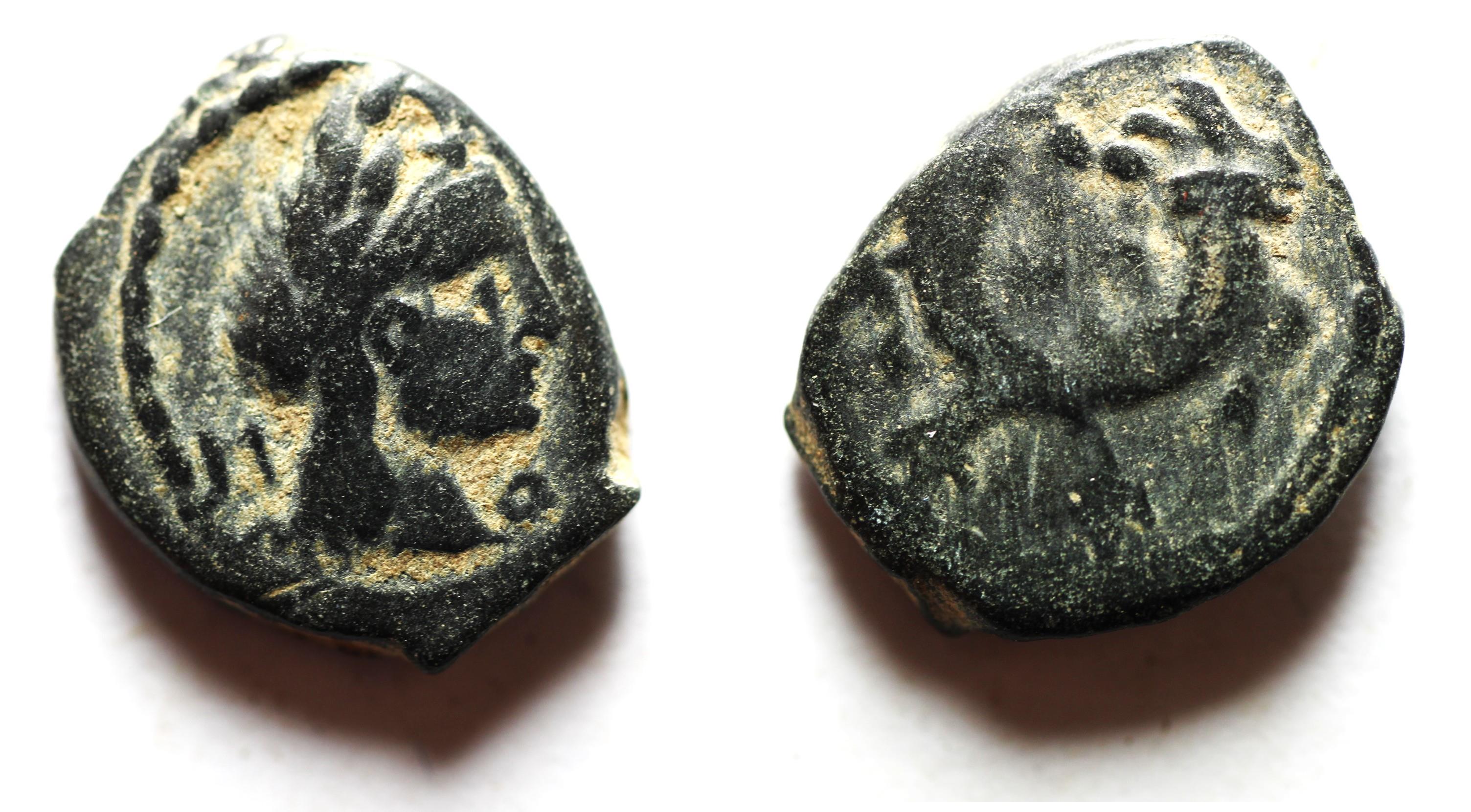 NABATAEA. Aretas IV. 9 BC- AD 40. AE 14 | Ancient Eastern Coins