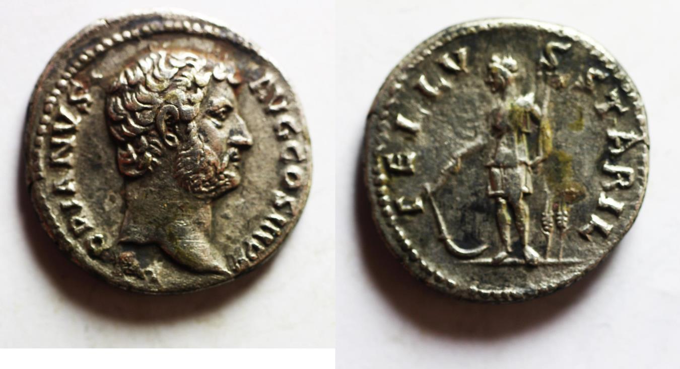 Roman Imperian. Hadrian Silver Denarius | Roman Imperial Coins