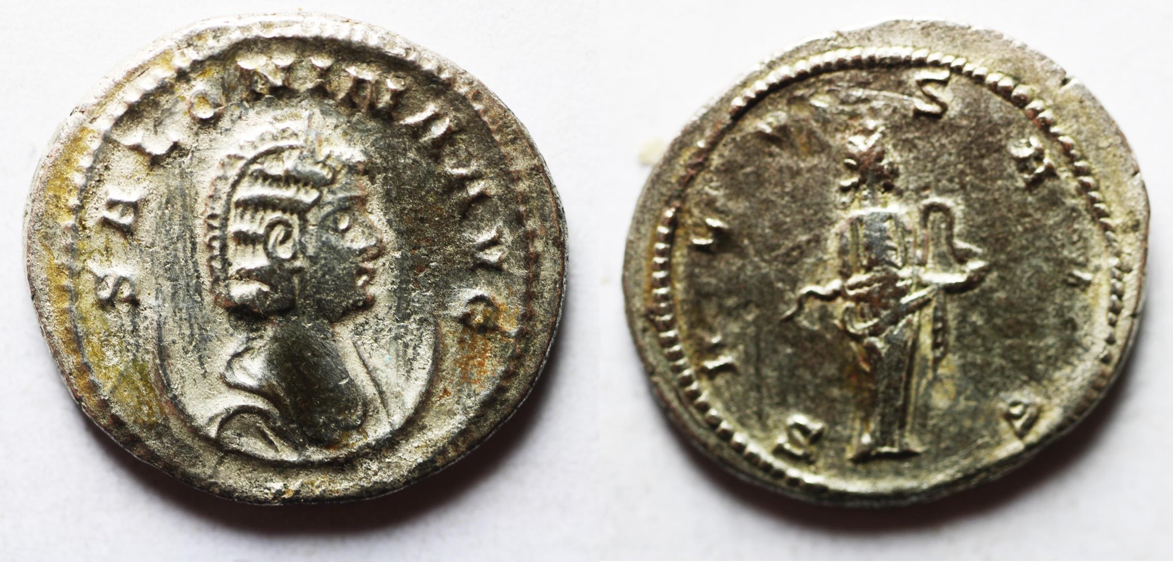 SALONINA SILVER ANTONINIANUS. CHOICE! | Roman Imperial Coins