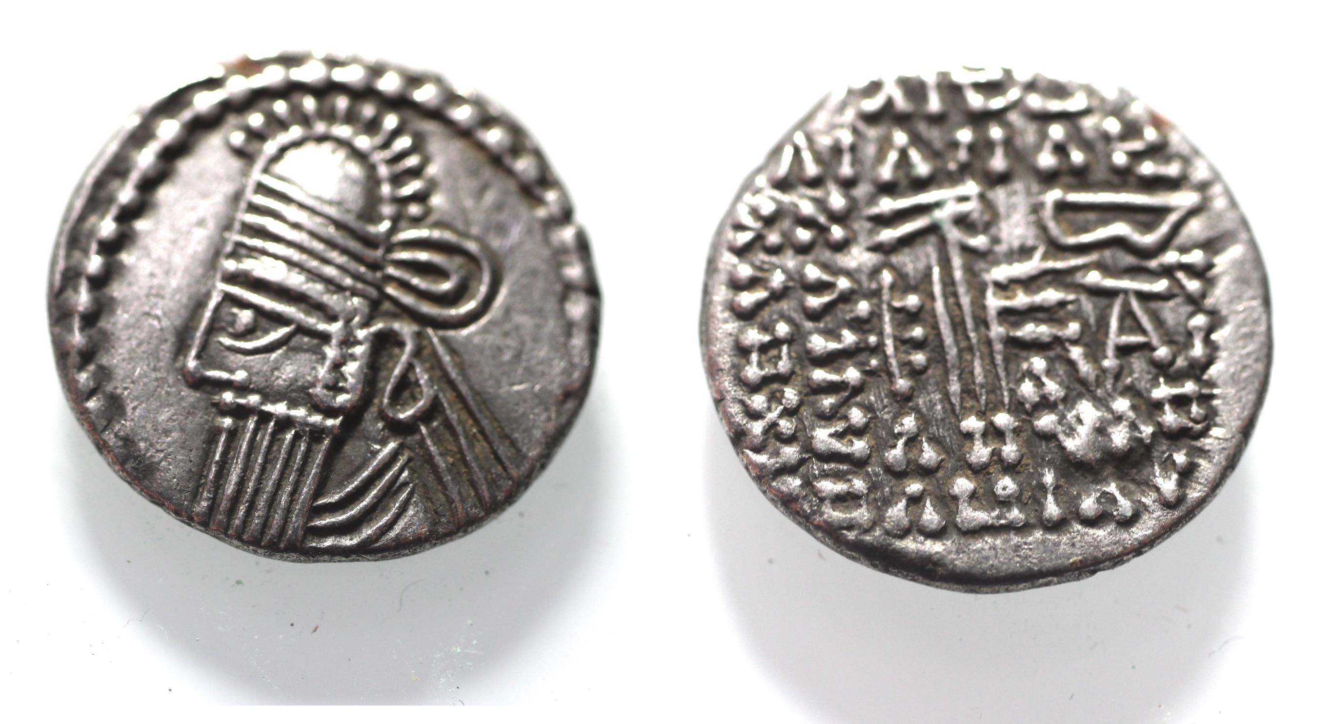 KINGS OF PARTHIA. Parthian Kingdom. SILVER DRACHM . | Ancient Eastern Coins