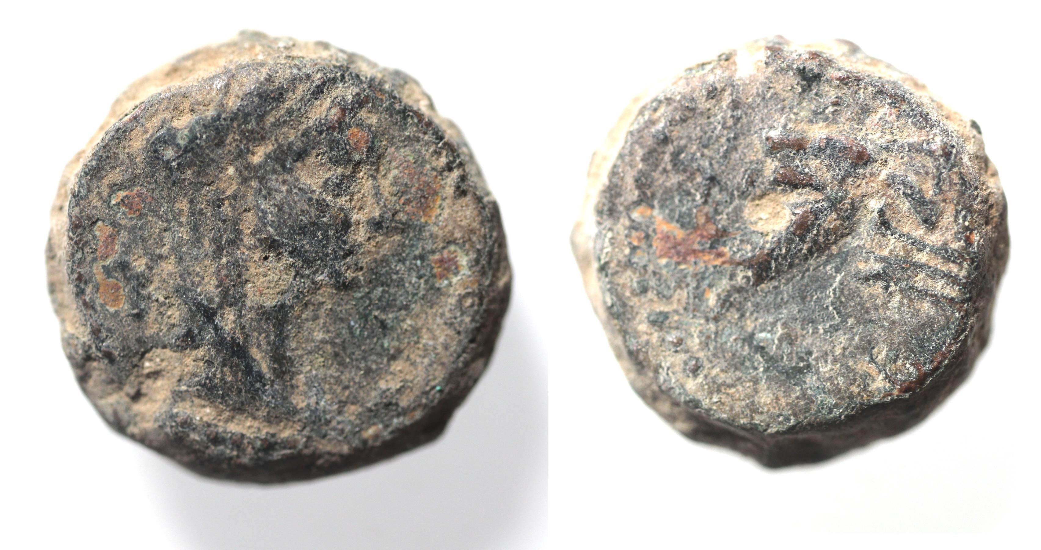 AS FOUND: Seleucid Kingdom Seleukos IV Philopater AE16. ELEPHANT