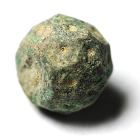 ANCIENT ISLAMIC BRONZE WEIGHT. 1 UNCIA, CHOICE QUALITY. 700 - 900 A.D