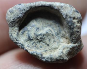 ANCIENT ROMAN LEAD BULLA. QUADRIGA. 200 A.D