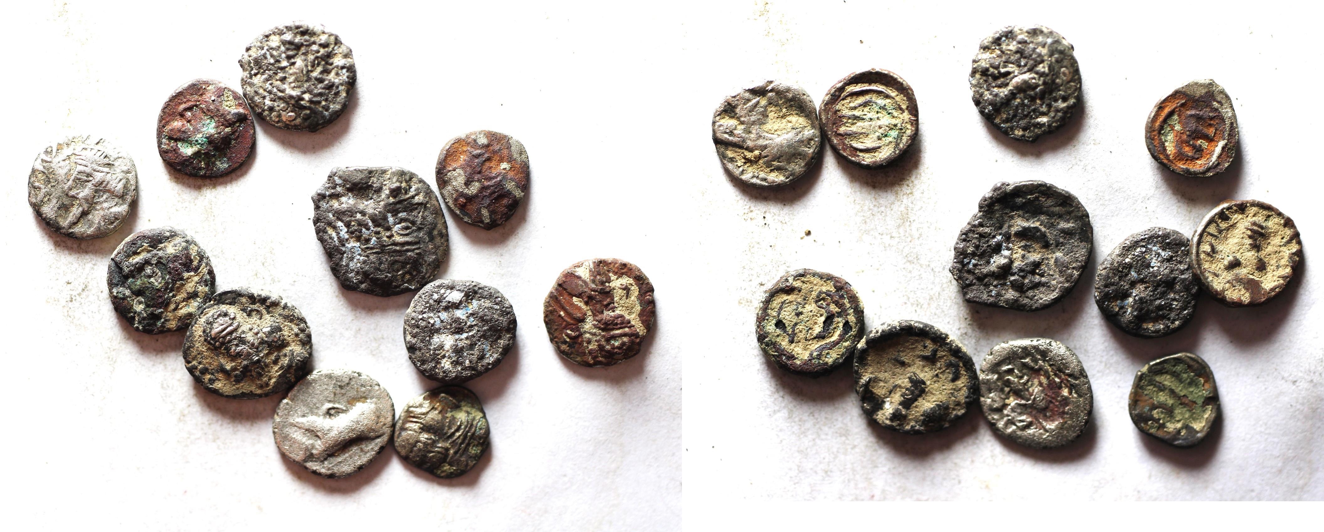 lot of 11 : Kings of Persis. 2nd century BC. AR Obols | Ancient Eastern ...