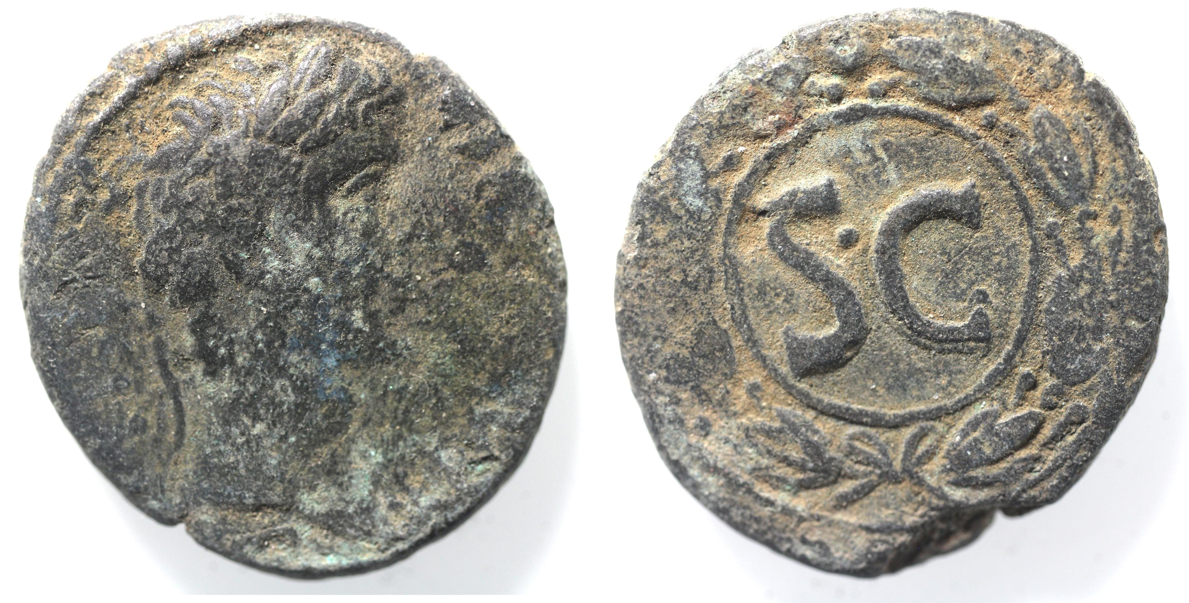 NICE AS FOUND: ANTIOCH . AUGUSTUS AE 28 | Roman Provincial Coins