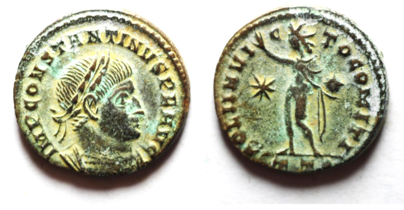 ROMAN EMPIRE: Constantine I the Great, AD 307-337, AE Follis.