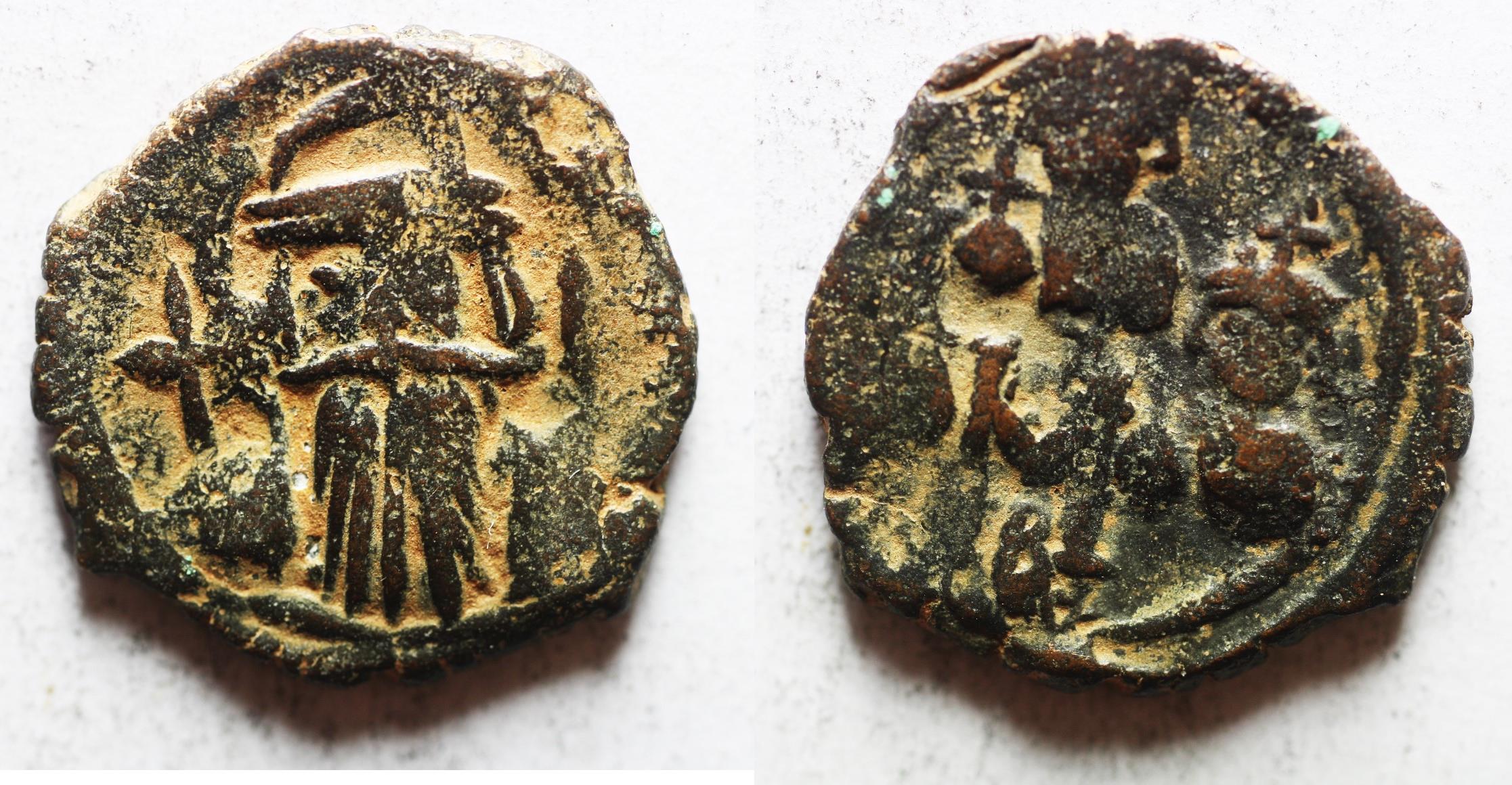 Constans II. 641-668. AE Follis | Byzantine Coins