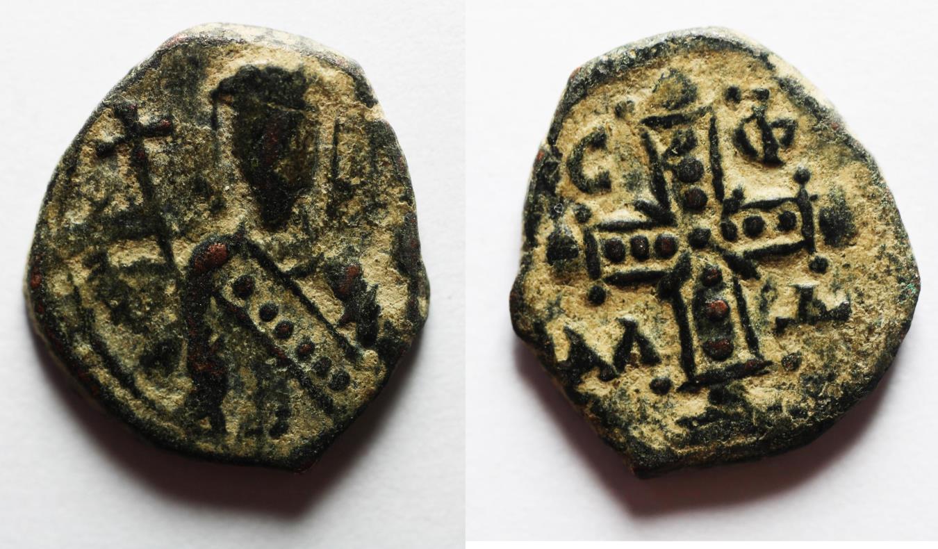 BYZANTINE. Alexius I Comnenus (1081-1118). AE tetarteron | Byzantine Coins