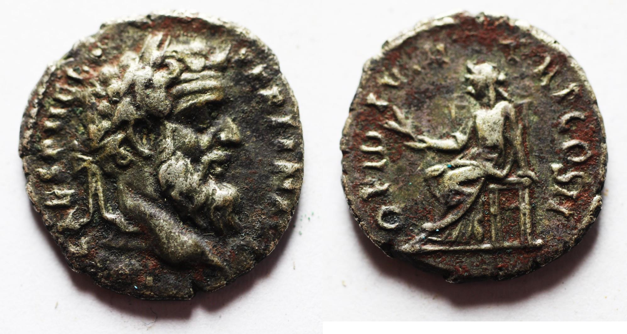 Pertinax AR Denarius. 193 A.D. Alexandria Mint