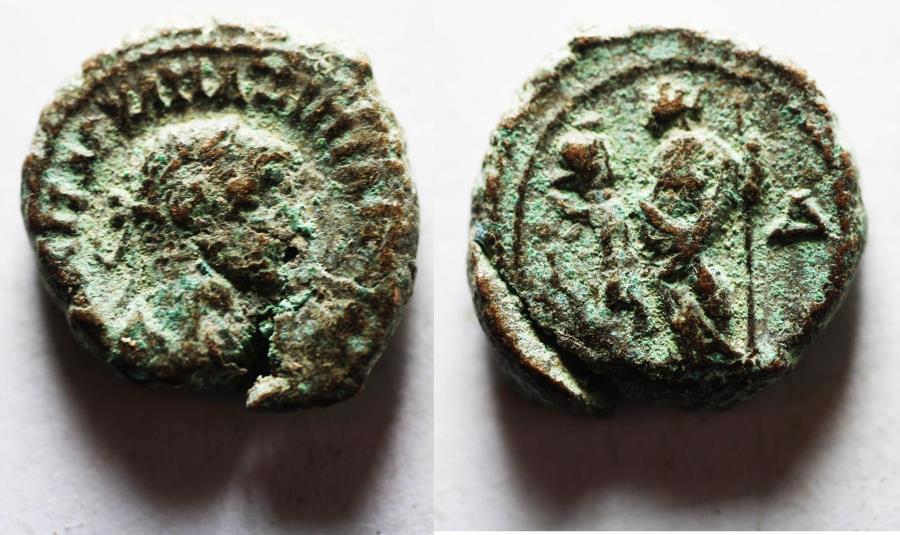 Egypt. Alexandria. Potin(AE) Tetradrachm. Maximian. Elpis | Roman ...