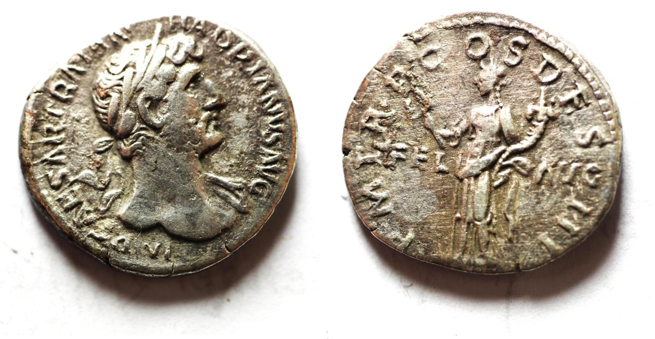 Roman Imperial. Hadrian Silver Denarius | Roman Imperial Coins