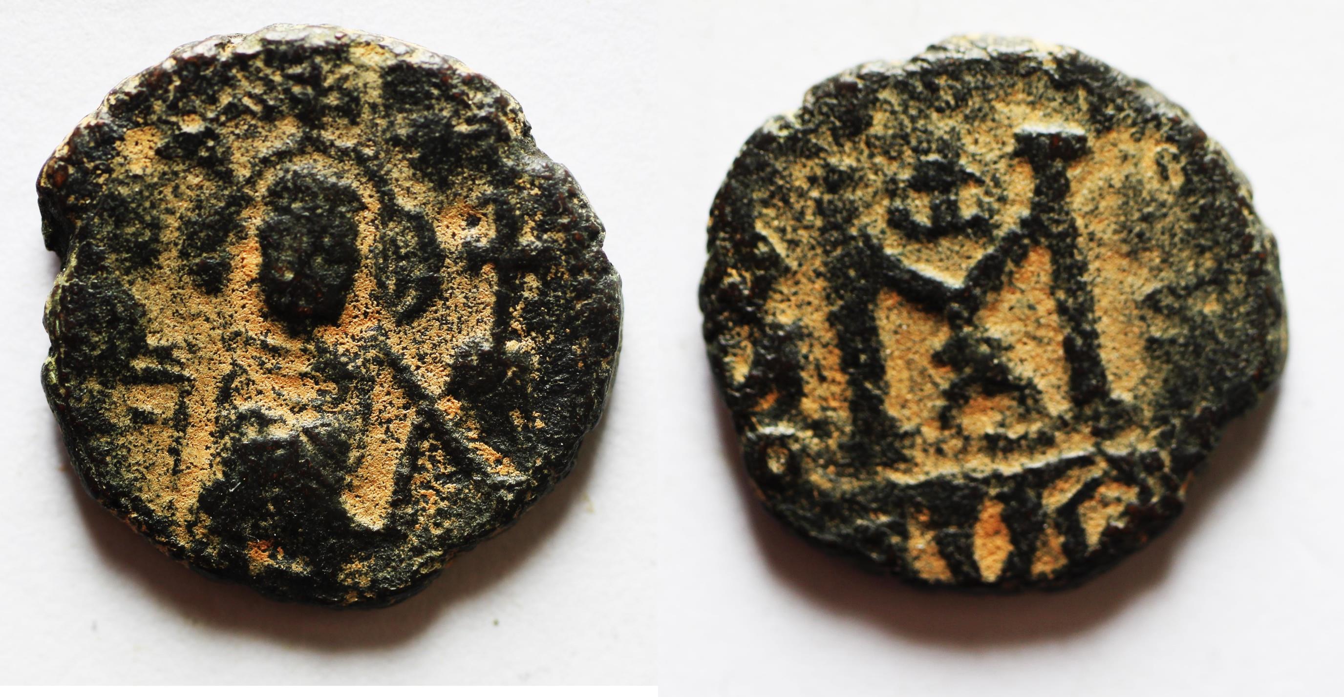 ISLAMIC. Umayyad Caliphate. Time of Yazid I ibn Mu’awiya (AH 60-64 / AD 680-683). AE Fals