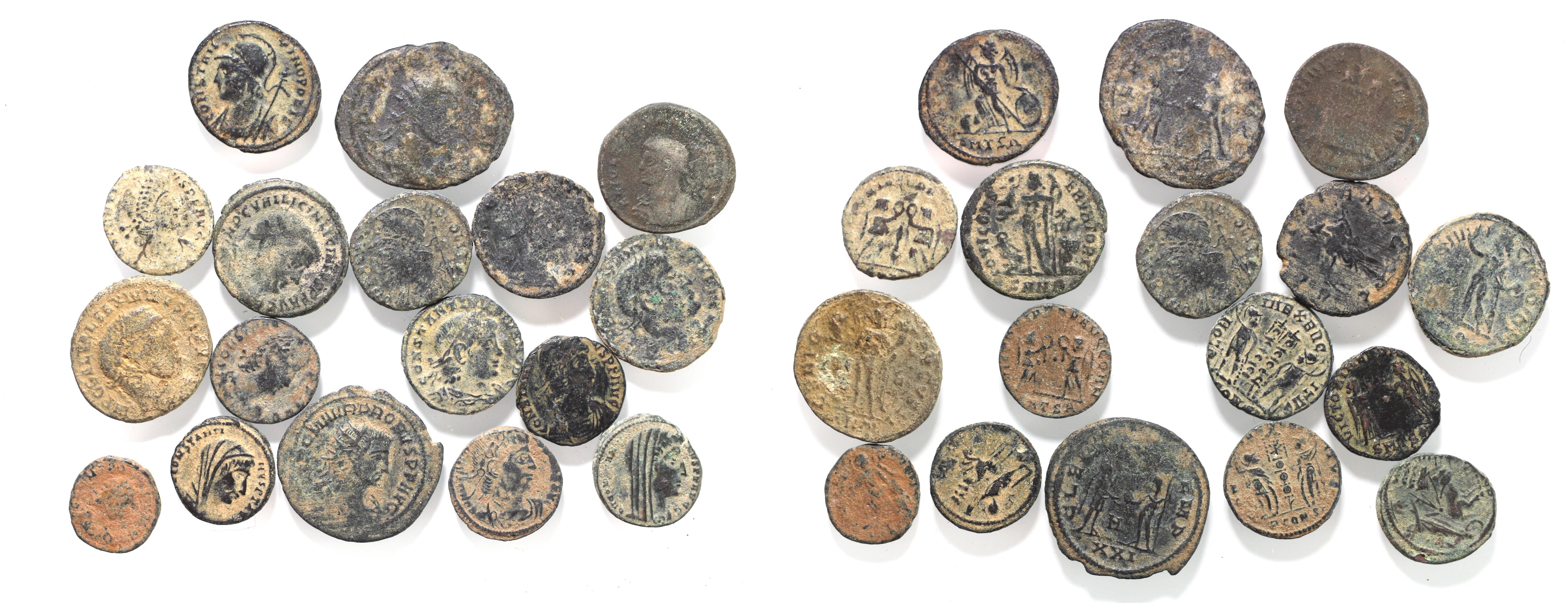 ROMAN. LOT OF 17 AE COINS. AS FOUND | Lots & Collections
