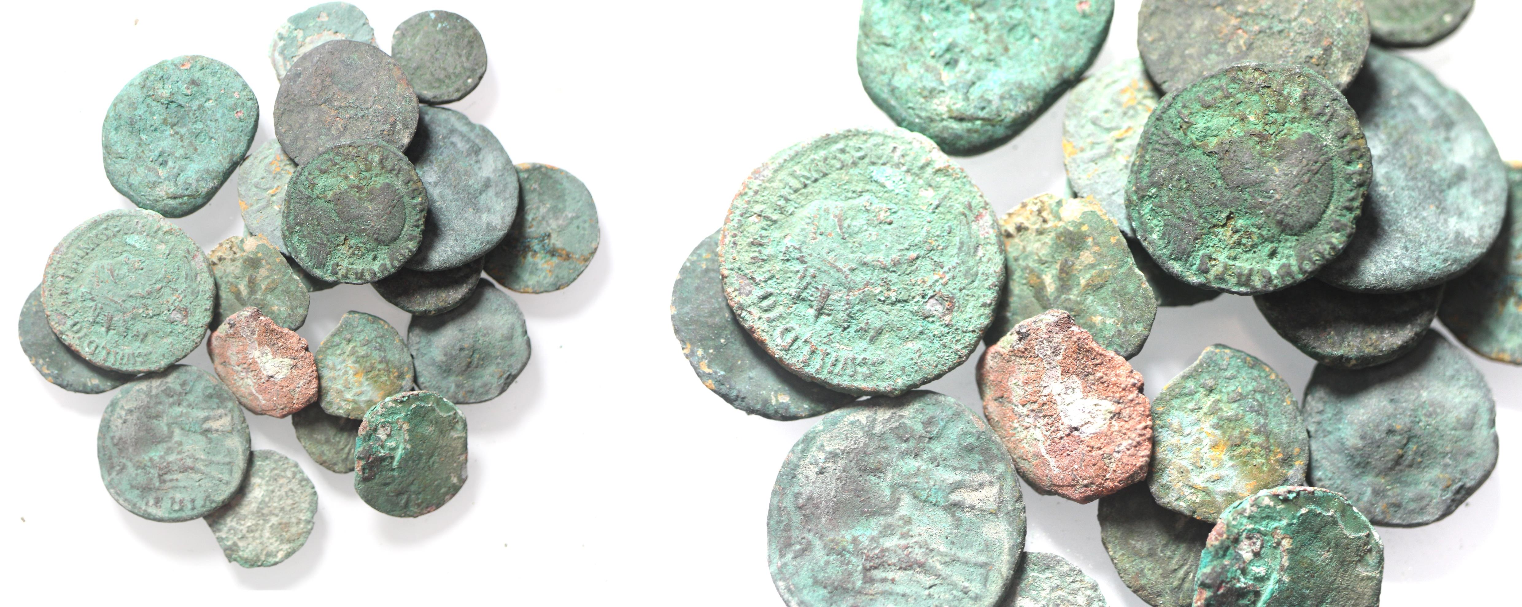 AS FOUND. LOT OF 20 ANCIENT AE COINS | Lots & Collections