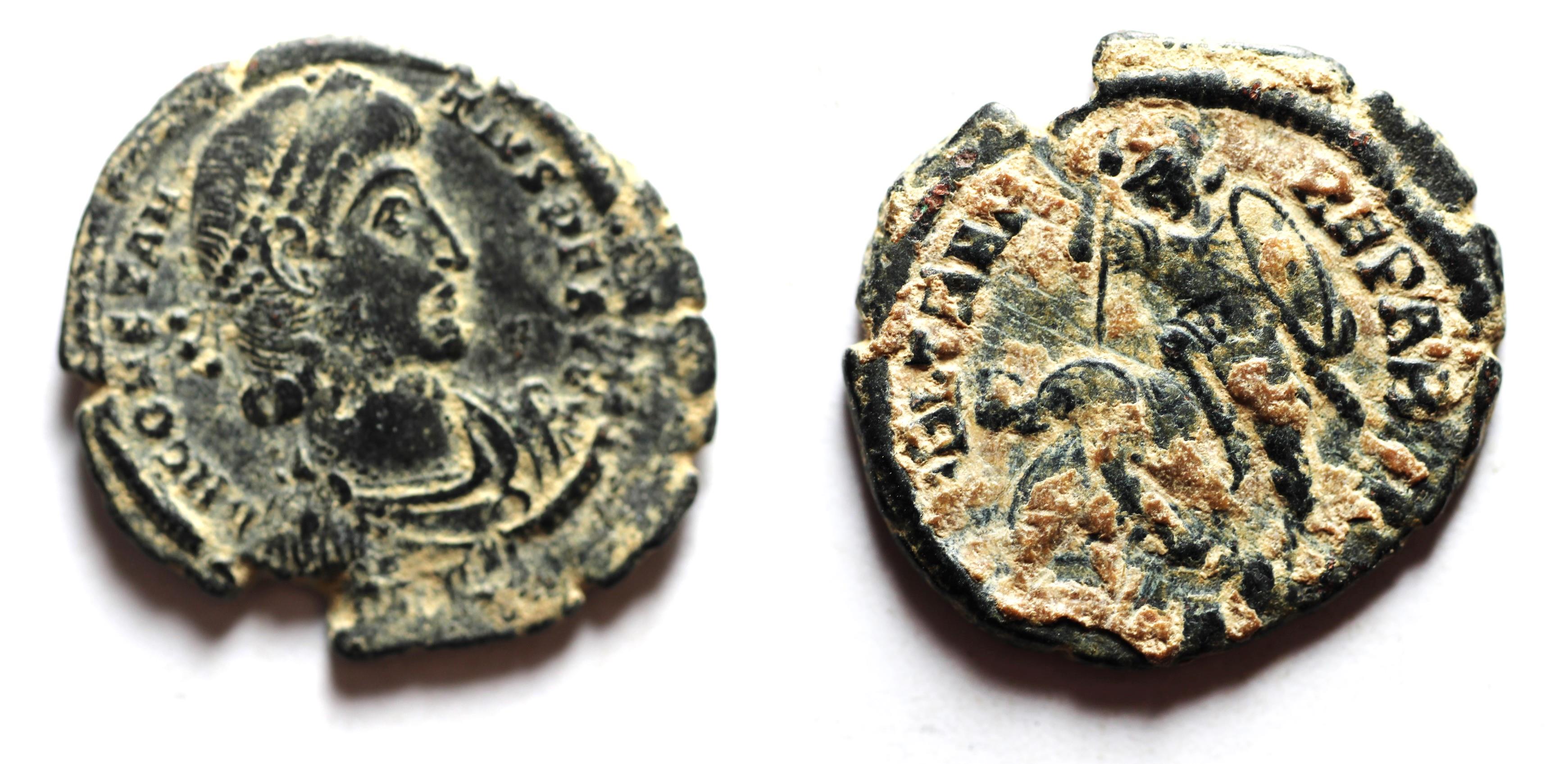 AS FOUND. CONSTANTIUS II AE 3 | Roman Imperial Coins