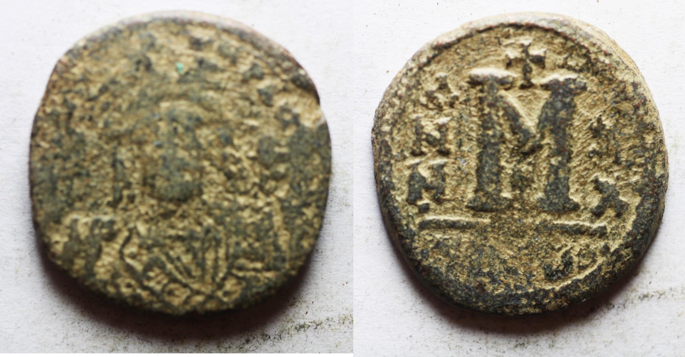 MAURICE TIBERIUS (582-602). AE FOLLIS | Byzantine Coins