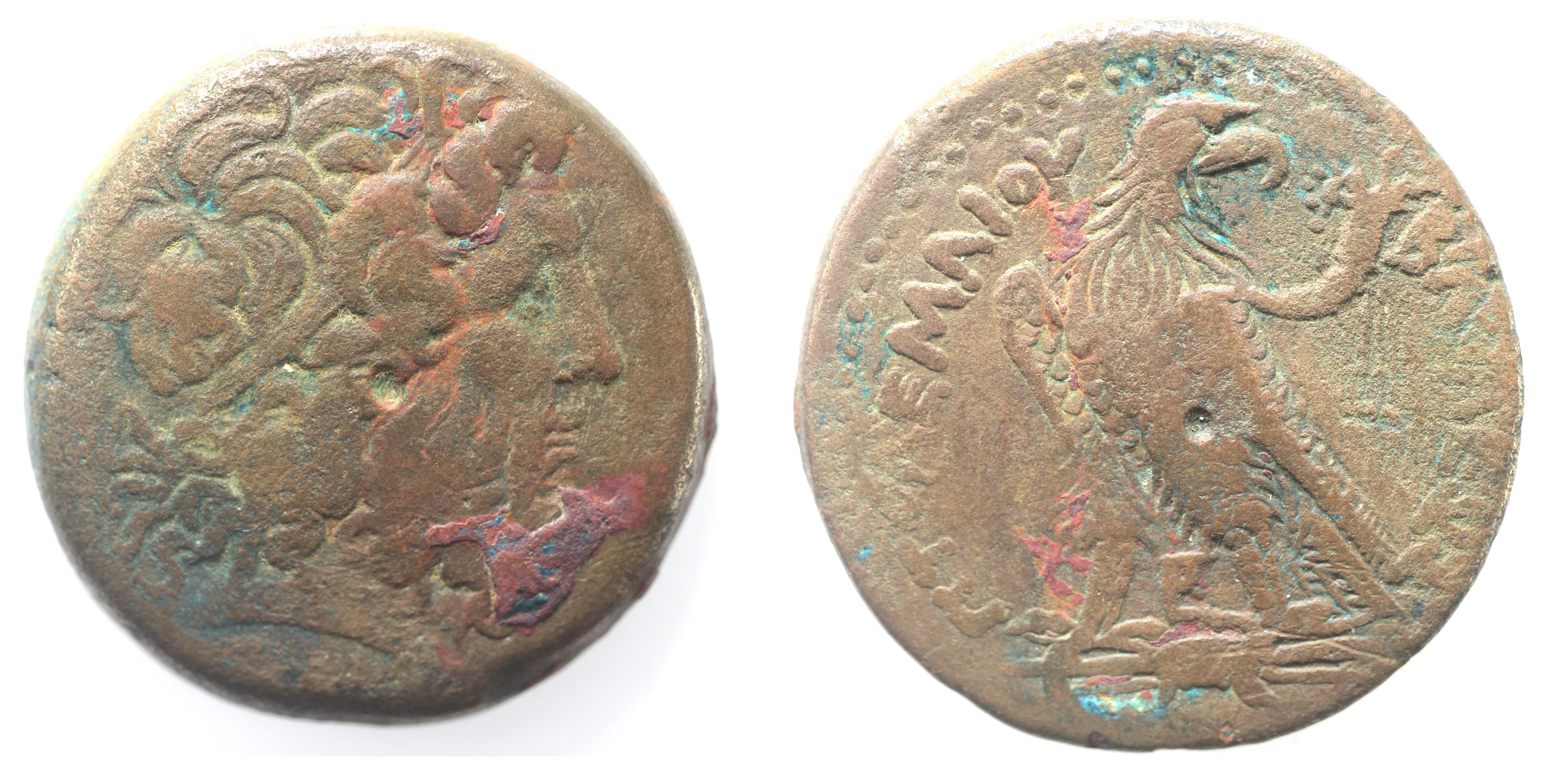 PTOLEMAIC KINGS of EGYPT. Ptolemy IV Philopator (222-205/4 BC). AE 37
