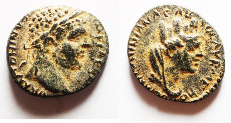 MESOPOTAMIA, Carrhae. Caracalla. AD 198-217. Æ 15