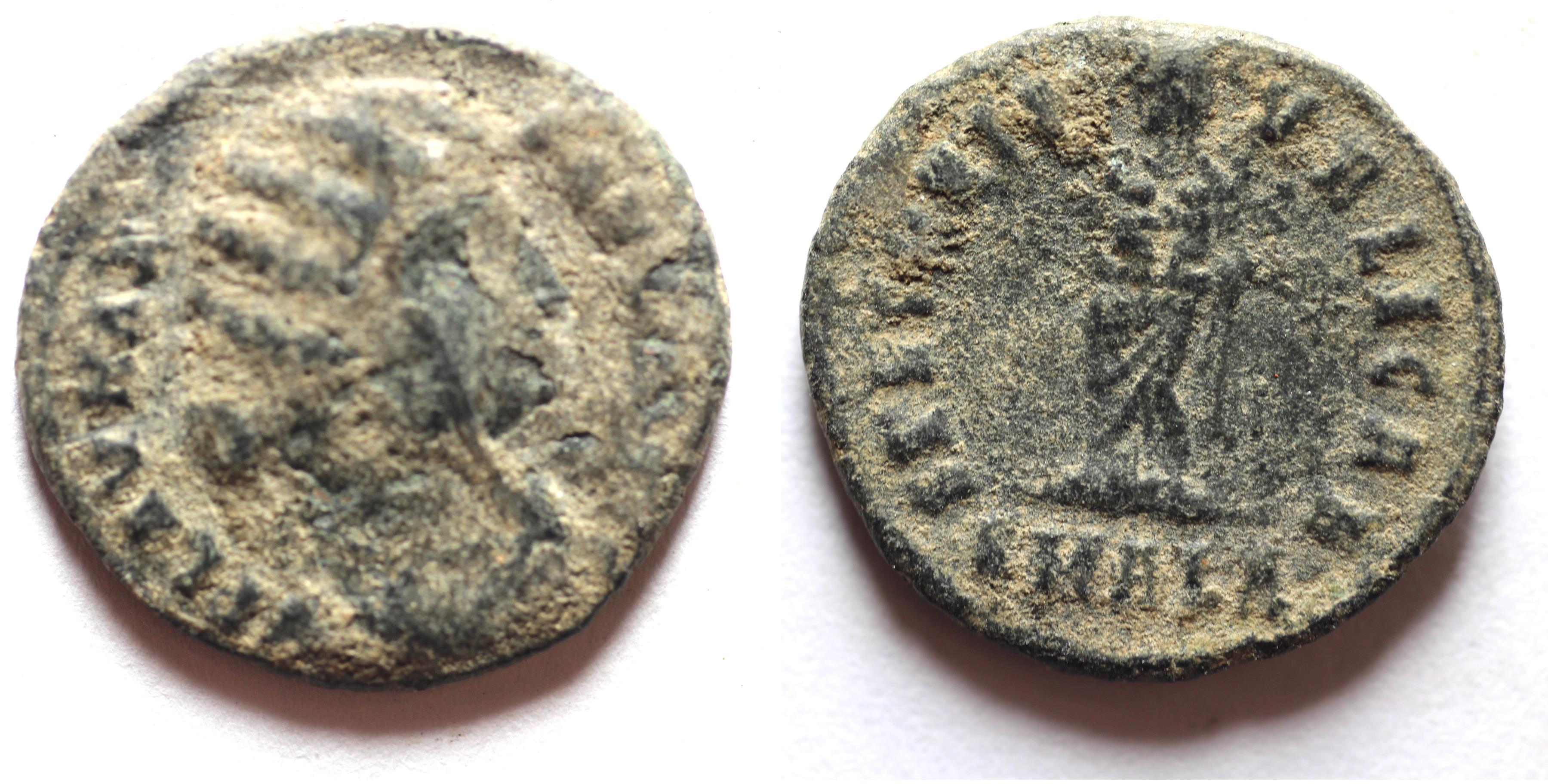 AS FOUND. FAUSTA AE FOLLIS | Roman Imperial Coins