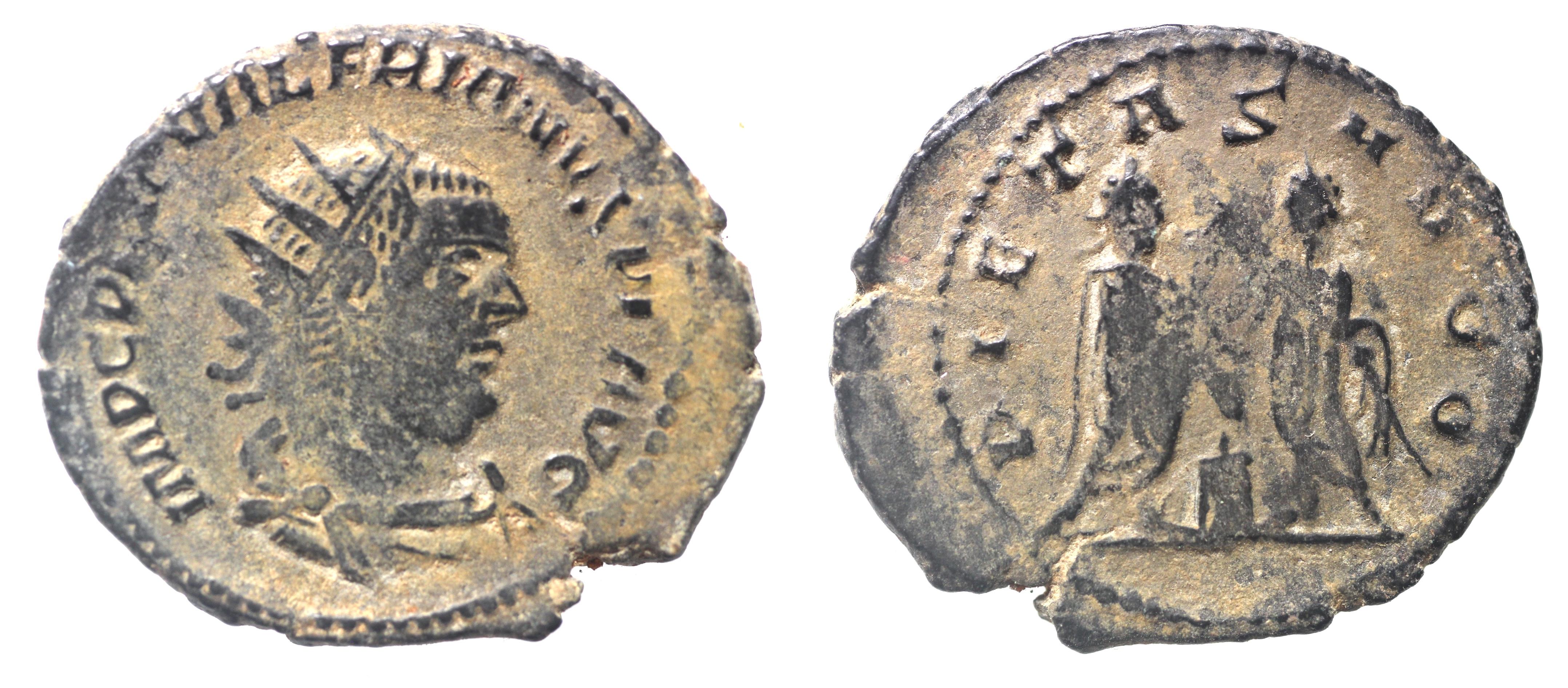 ORIGINAL DESERT PATINA. BEAUTIFUL VALERIAN I BI ANTONINIANUS | Roman ...