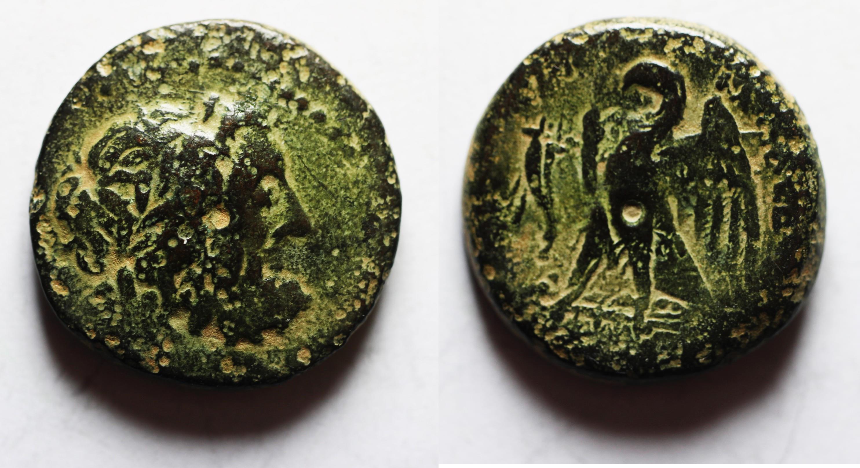 Ptolemaic Kings. Ptolemy II Philadelphos (285-246 BC). AE 22 | Greek Coins