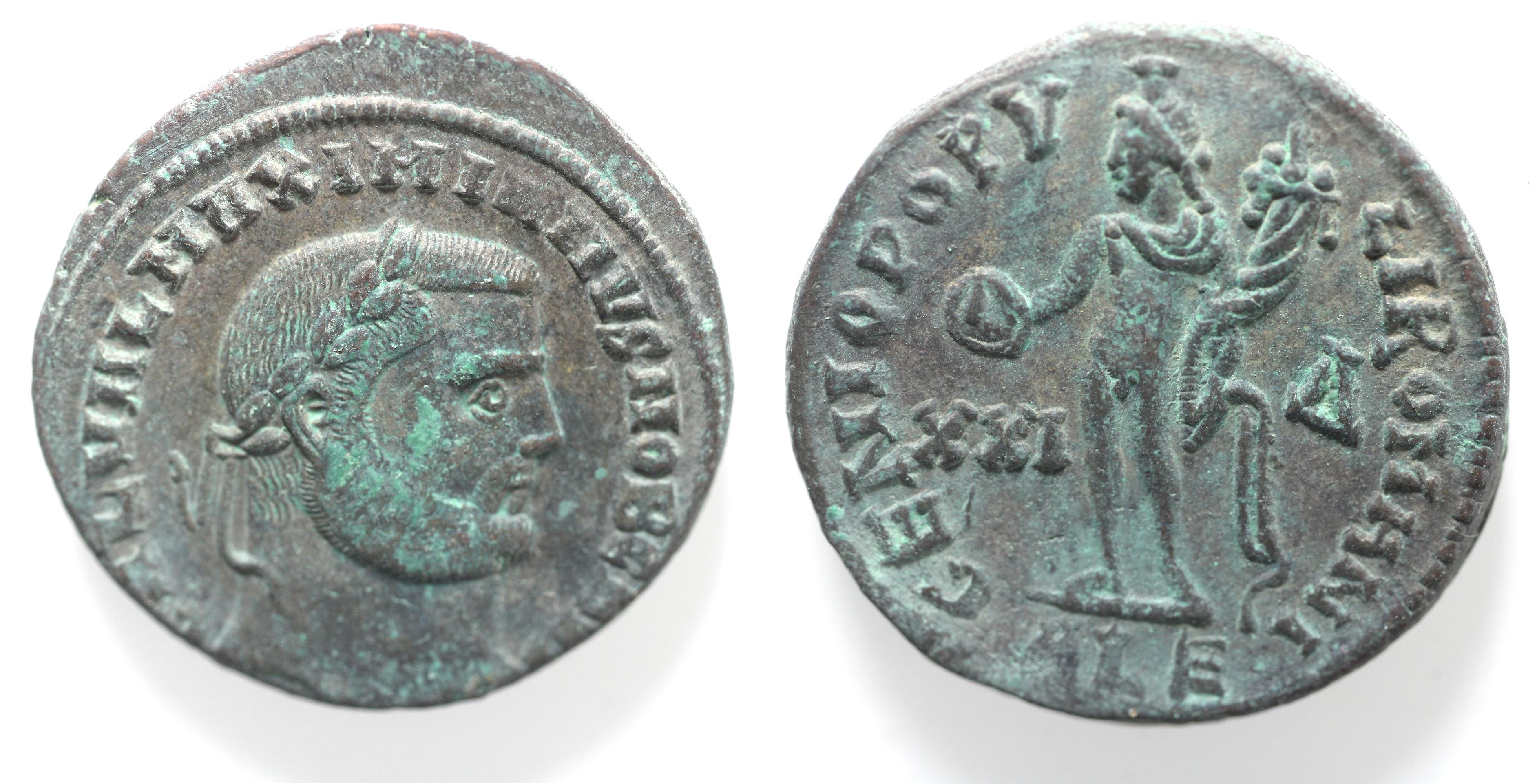 Galerius AE large follis. | Roman Imperial Coins