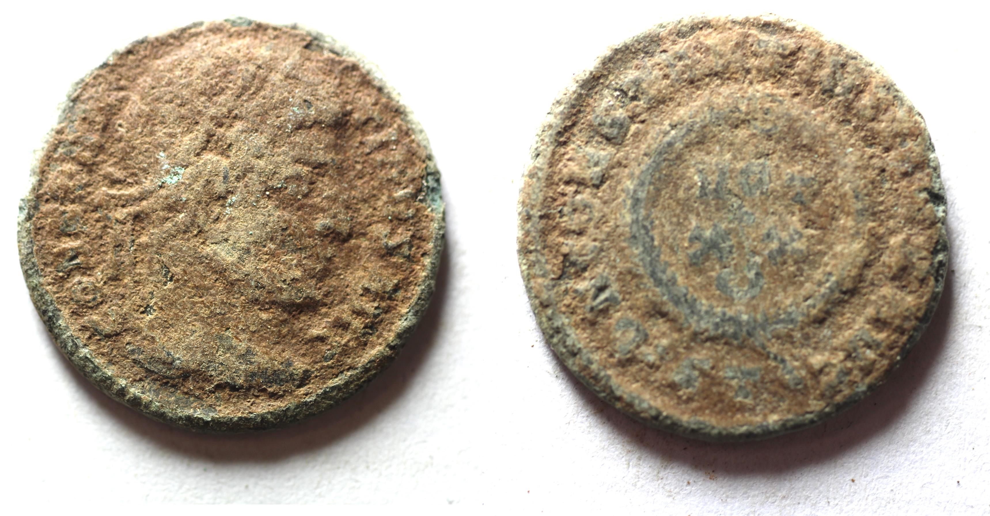 ORIGINAL DESERT PATINA: CONSTANTINE I AE FOLLIS. | Roman Imperial Coins