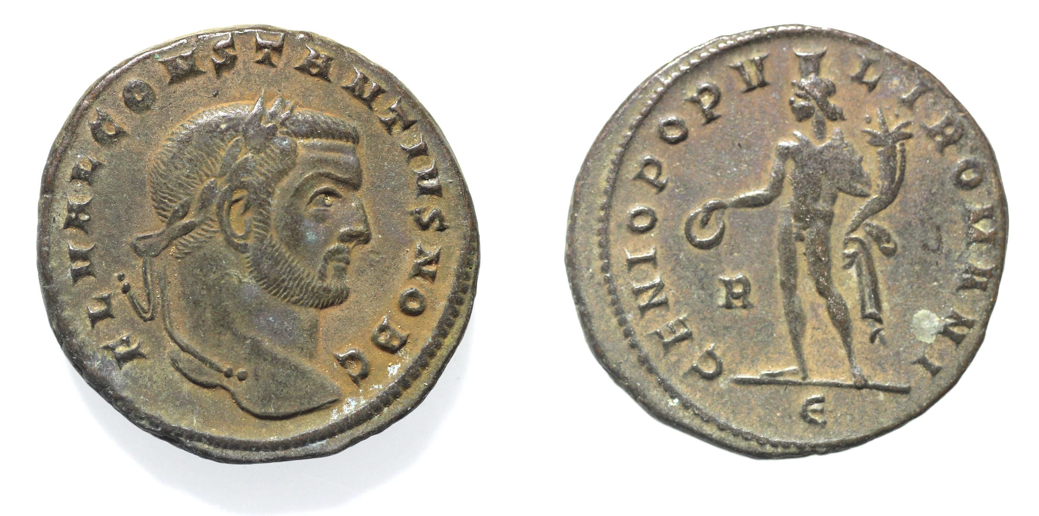 CONSTANTIUS I AE LARGE FOLLIS | Roman Imperial Coins